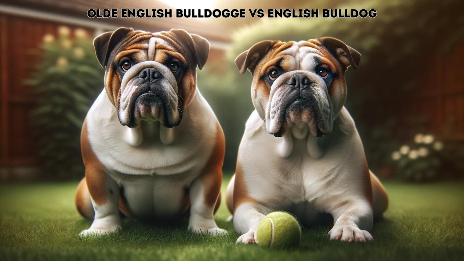 Olde English Bulldogge vs English Bulldog - Chocolate Lab